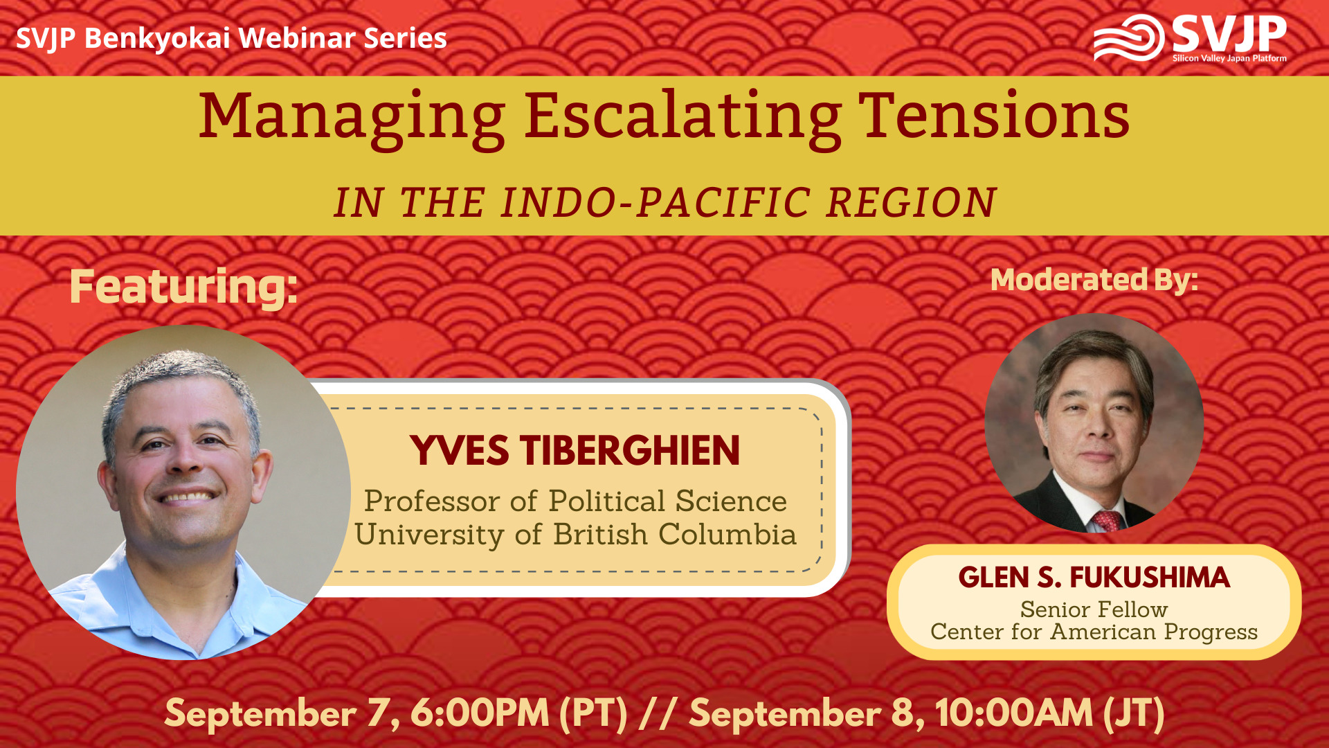 Managing Escalating Tensions in the Indo-Pacific Region - SVJP